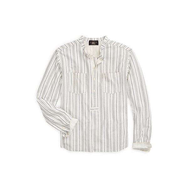 Jacquardgebreid popover overhemd voor heren | Ralph Lauren® BE