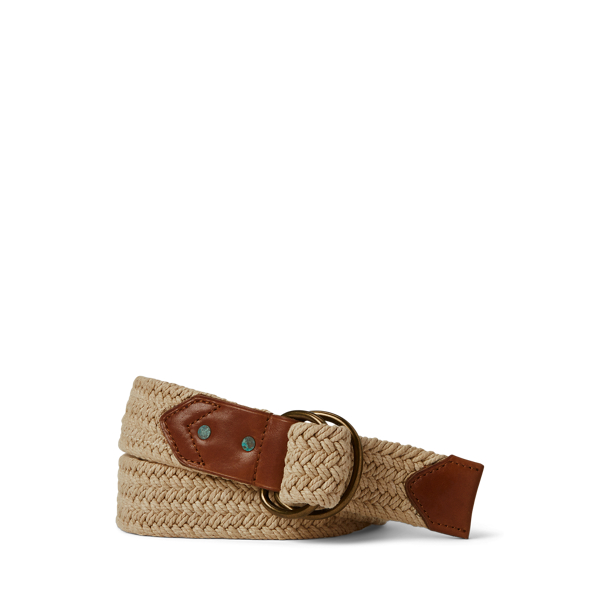 Leather-Trim Rope Belt for Men | Ralph Lauren® NL