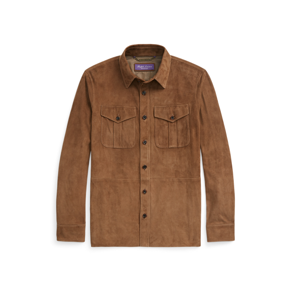 Wasserbeständige Wildleder-Hemdjacke für Men | Ralph Lauren® DE