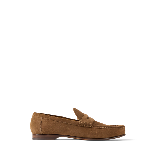 Chestnut Chalmers Calf-Suede Penny Loafer Purple Label 1