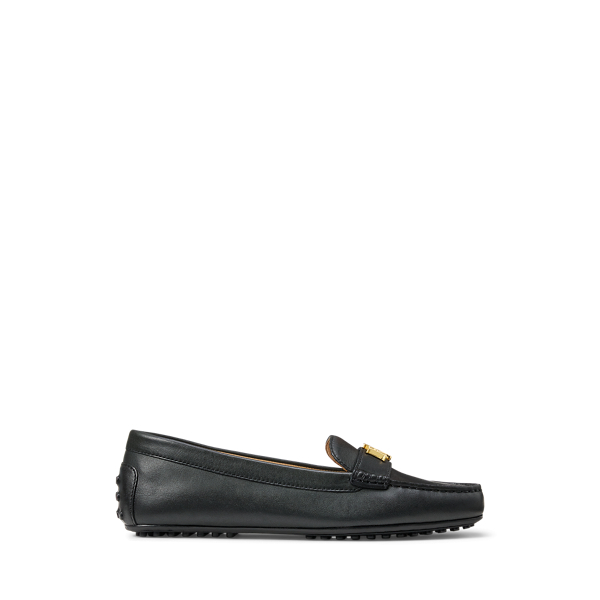 Mocasín Barnsbury de piel pulida para mujer | Ralph Lauren® ES
