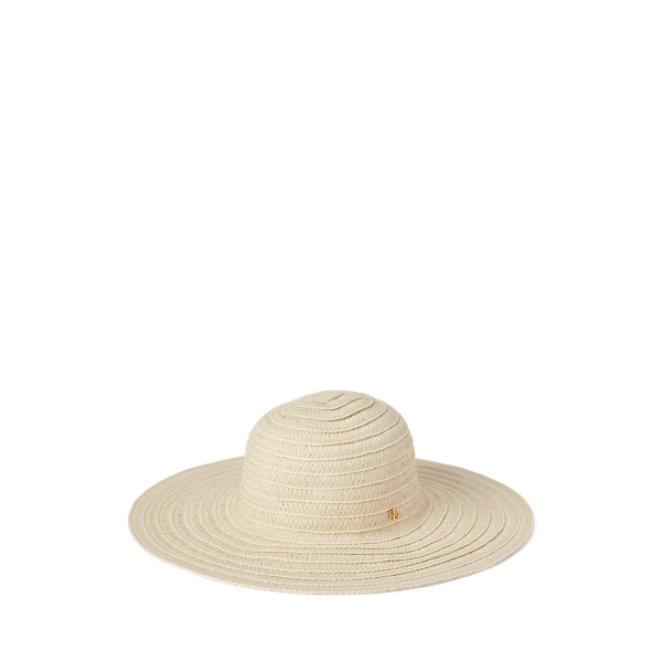 Chapeau de paille rayé pour femme | Ralph Lauren® FR
