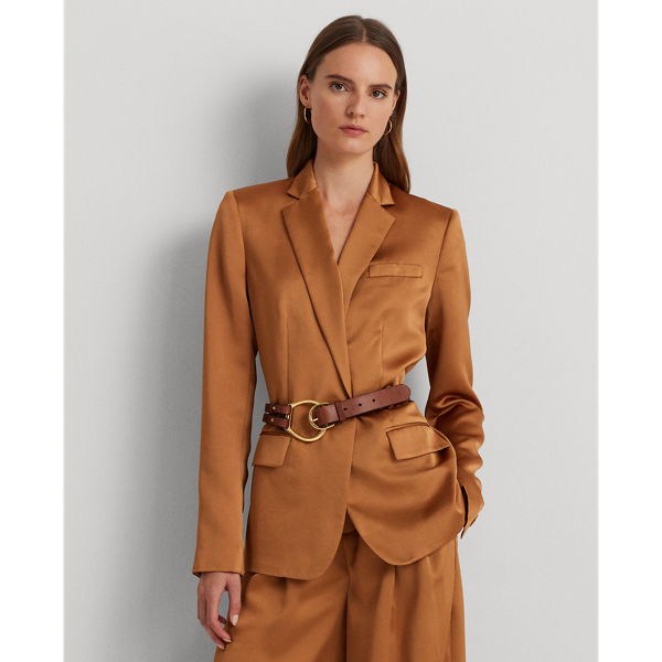 Blazer de charmeuse de raso para mujer | Ralph Lauren® ES