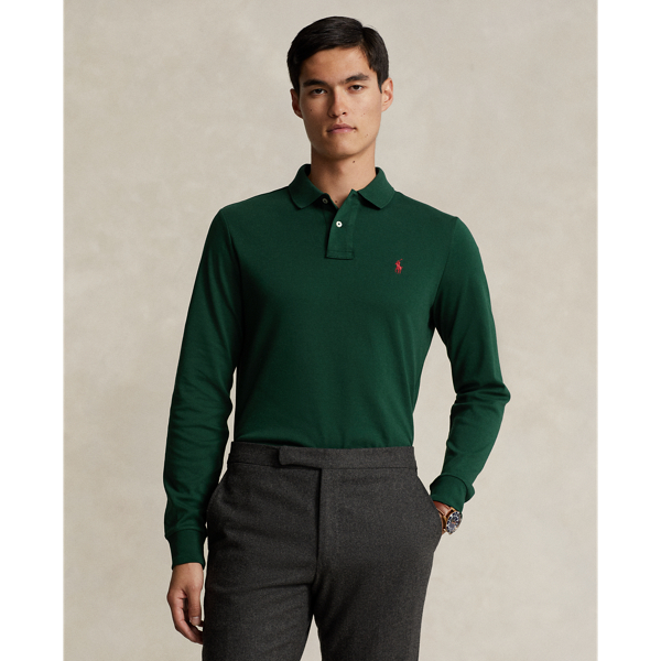 Custom Slim Fit Soft Cotton Polo Shirt for Men | Ralph Lauren® UK