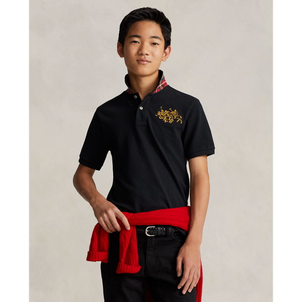 Lunar New Year Triple-Pony Polo Shirt