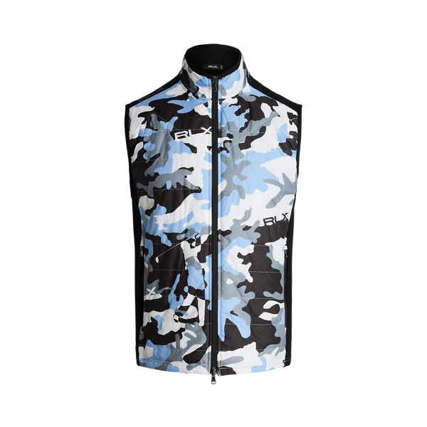 Colete golfe camuflado com fecho-éclair para homen | Ralph Lauren® PT