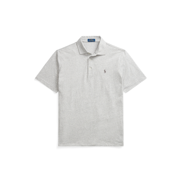 Camisa Polo de algodão-linho Classic Fit para homen | Ralph Lauren® PT