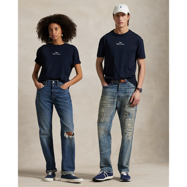 經典版型標誌平紋針織 T 恤 | Ralph Lauren® 台灣官方網站