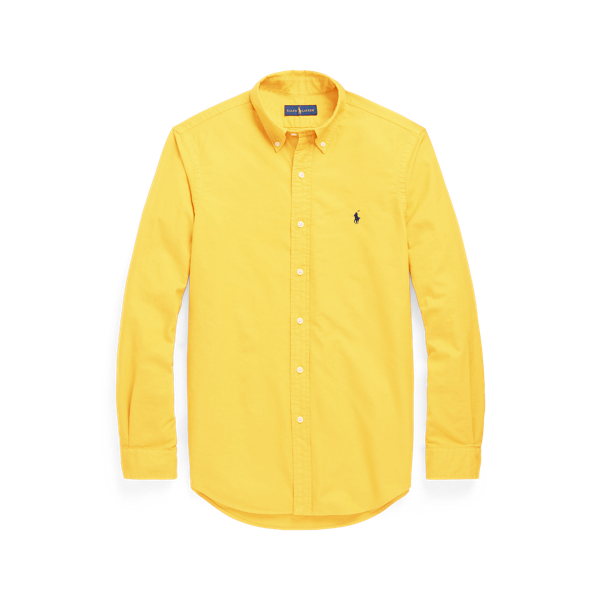 Custom fit geverfd Oxford overhemd voor Men | Ralph Lauren® NL