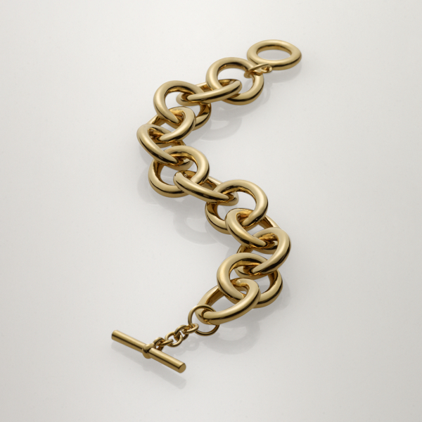 Gold Link Bracelet Lauren 1