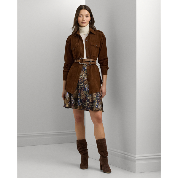 Minifalda de charmeuse de raso para mujer | Ralph Lauren® ES