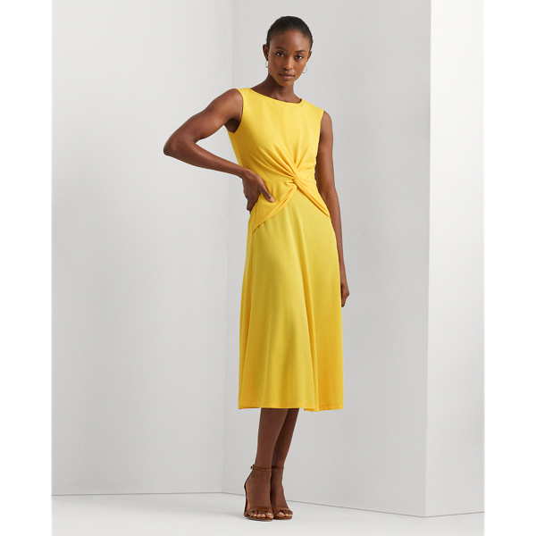 Twist-Front Jersey Dress | Ralph Lauren® Australia