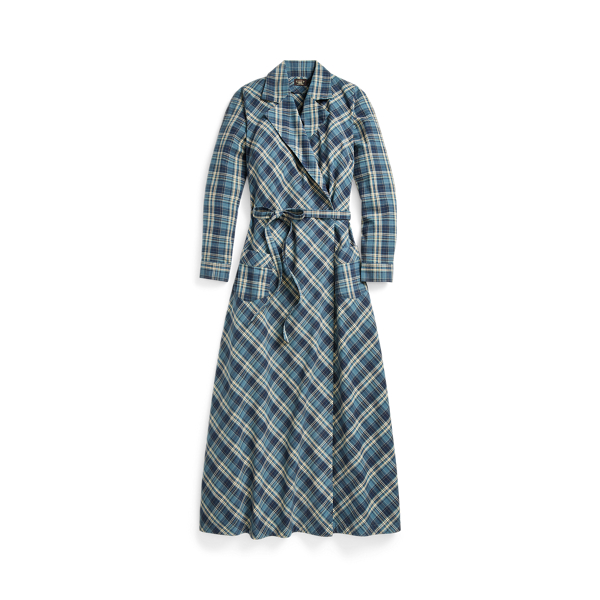 Plaid Cotton Wrap Dress | Ralph Lauren® Australia