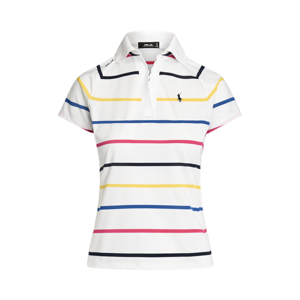 Tailored Fit Stretch Jersey Polo Shirt for Women | Ralph Lauren® TM