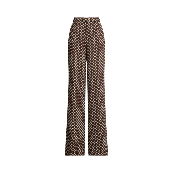 Pantalón Dean de cady elástico para mujer | Ralph Lauren® ES