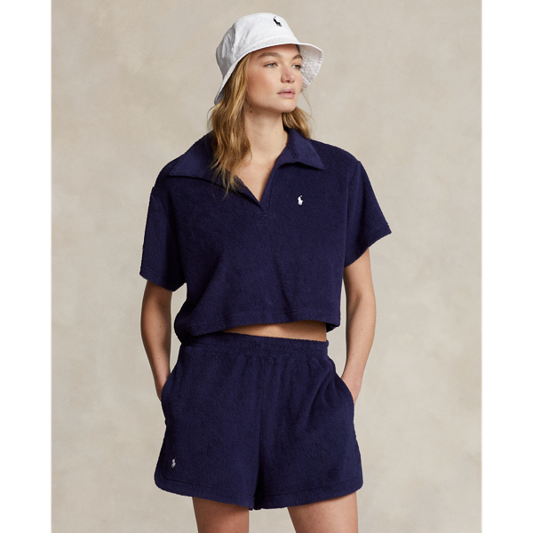 Terry Polo Shirt and Short Cover-Up Set for Women | Ralph Lauren® PE