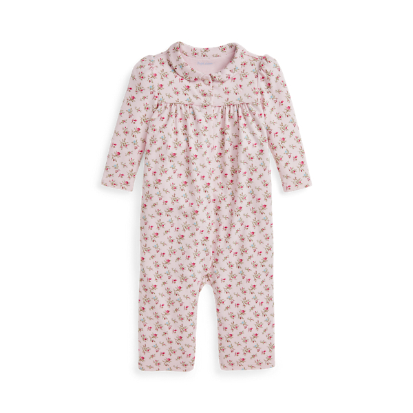 Babygrow floral em interlock de algodão para bebê menina | Ralph Lauren® PT