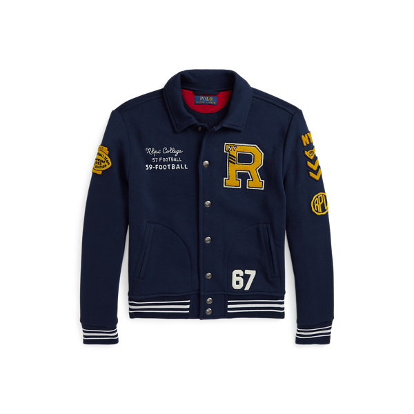 Fleece Letterman Jacket