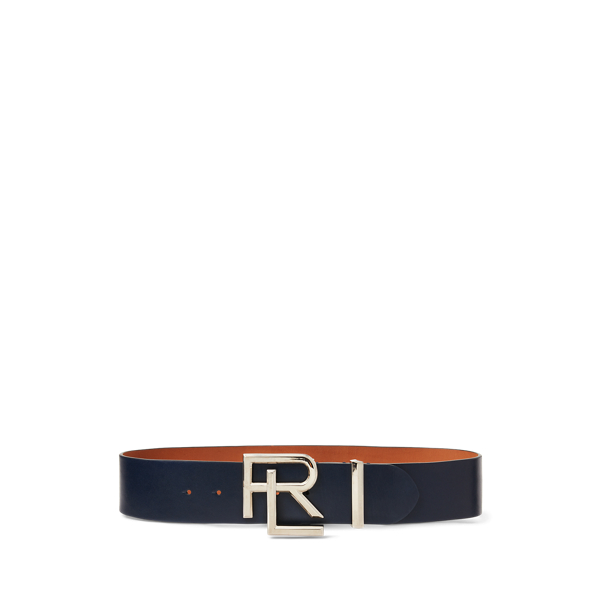 RL Box Leather Wide Belt for Women | Ralph Lauren® IN