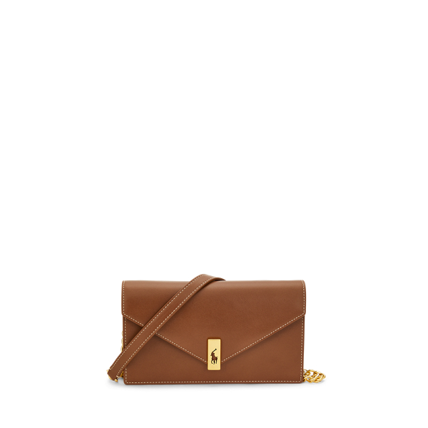 Polo ID Leather Chain Wallet and Bag for Women | Ralph Lauren® UK
