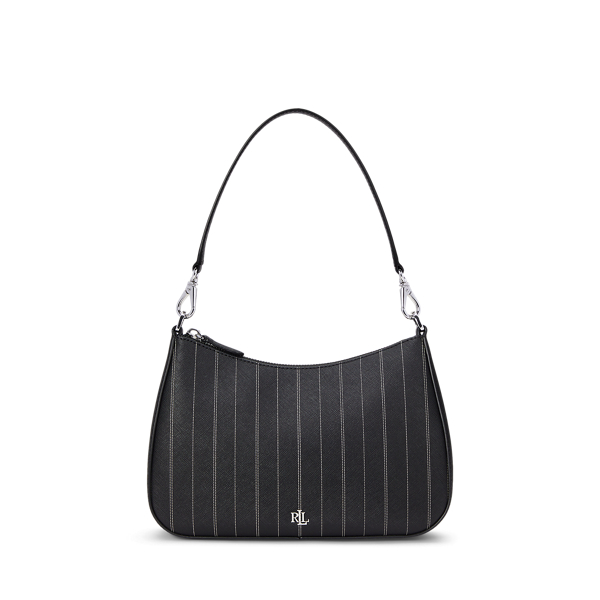 Pinstripe Leather Medium Danni Bag for Women | Ralph Lauren® AM