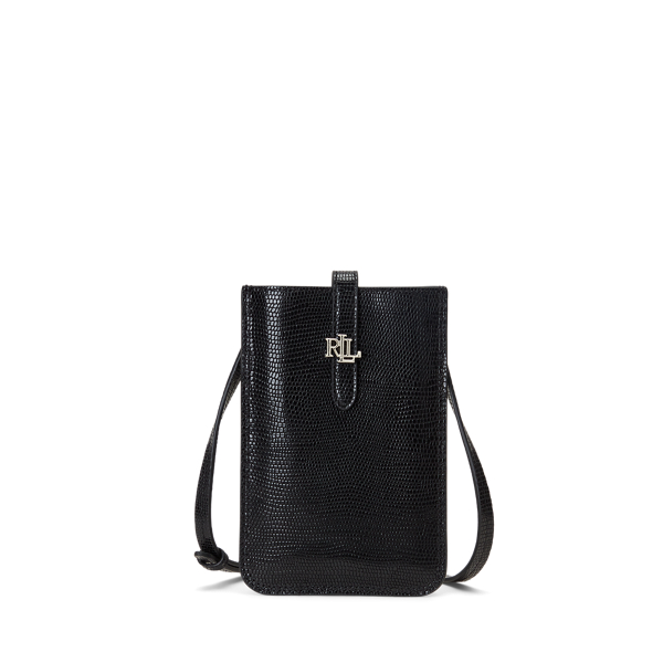 Lizard-Embossed Crossbody Tech Case for Women | Ralph Lauren® UK