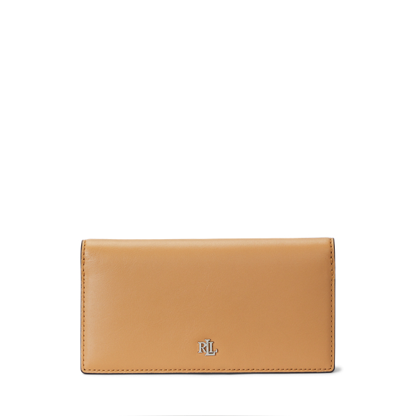 Leather Slim Wallet for Women | Ralph Lauren® UK
