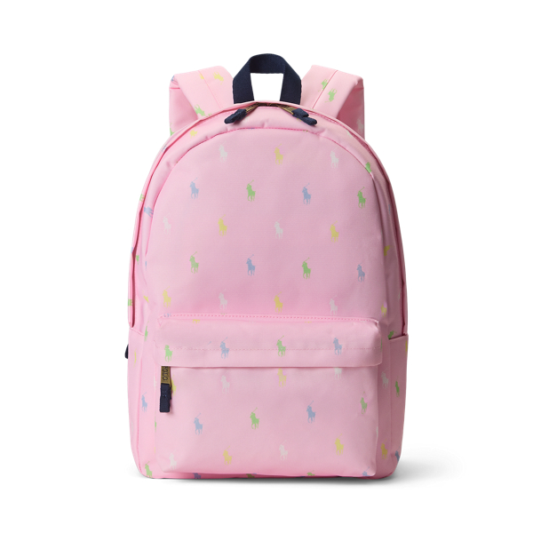 Carmel Pink Polo Pony Backpack Girls for fall 1
