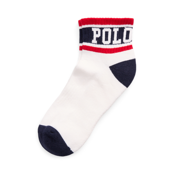 White Team USA Quarter-Crew Socks Polo Ralph Lauren 1