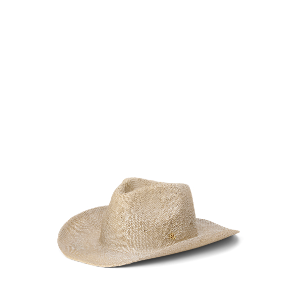 Platino Metallic Straw Cowboy Hat Lauren 1