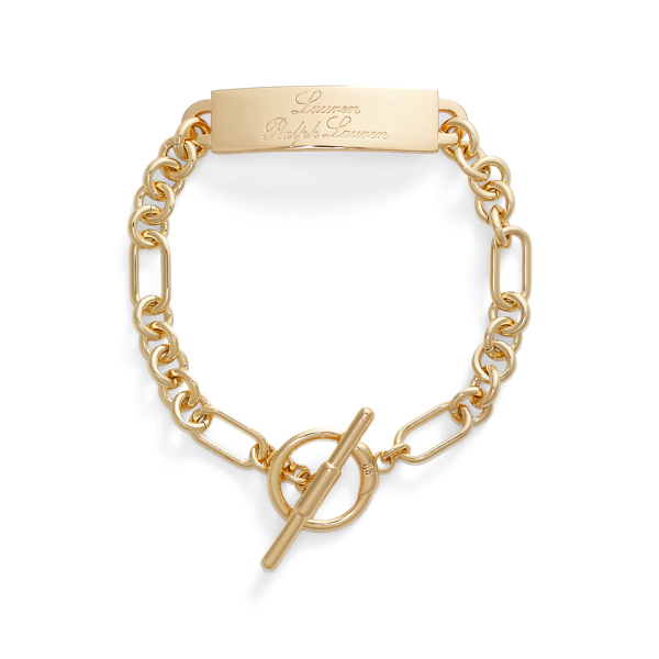 Flexibele armband met goudkleurige logo voor dames | Ralph Lauren® BE