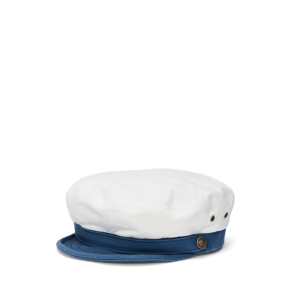 Nautical Two-Tone Twill Cap for Men | Ralph Lauren® UK