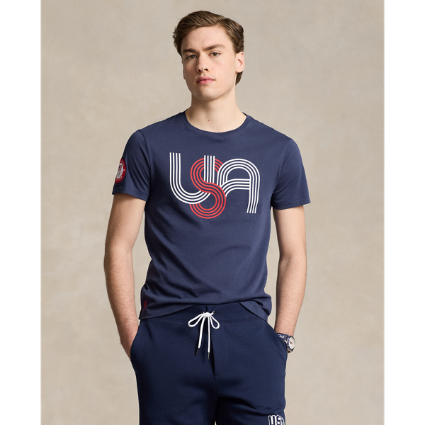 Refined Navy Team USA Jersey Graphic T-Shirt Polo Ralph Lauren 1