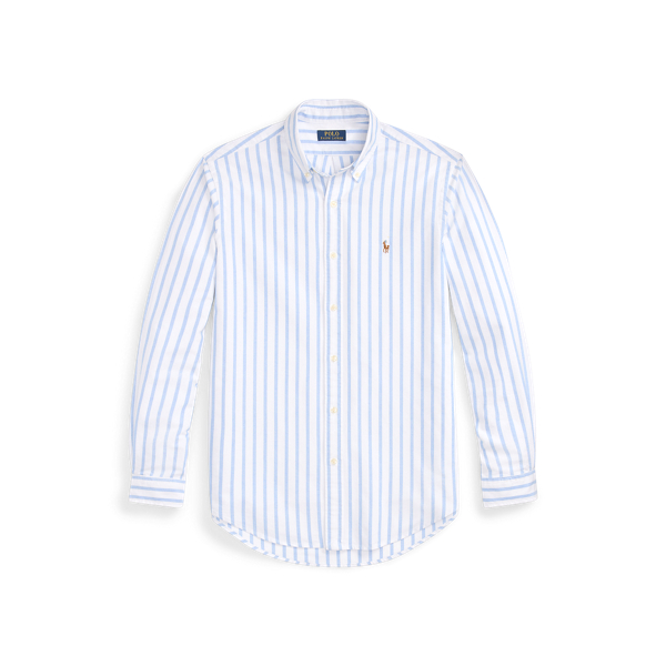 Custom fit gestreept Oxford overhemd voor heren | Ralph Lauren® NL