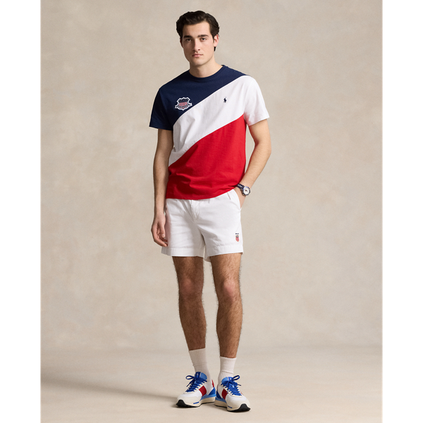 Refined Navy Multi Classic Fit USA T-Shirt Polo Ralph Lauren 1