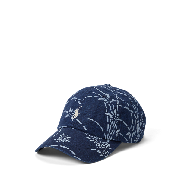 Tropical Indigo Linen Ball Cap for Men | Ralph Lauren® AM