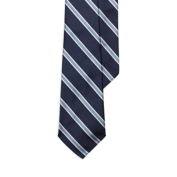 Vintage-Inspired Striped Silk Repp Tie