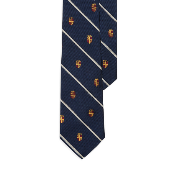 Striped Silk Repp Club Tie