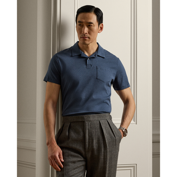 Camisa Polo em interlock para homen | Ralph Lauren® PT