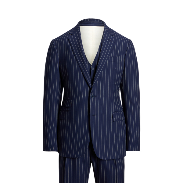 Traje Kent con rayas de cuerda para hombre | Ralph Lauren® ES