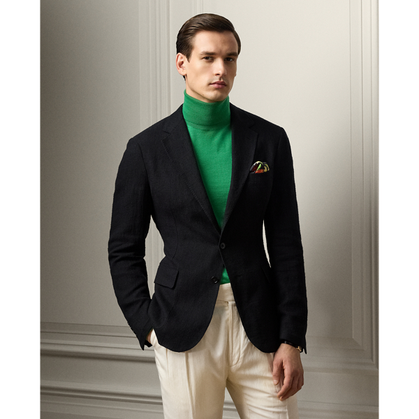 Blazer Hadley texturé fait main pour homme | Ralph Lauren® BE