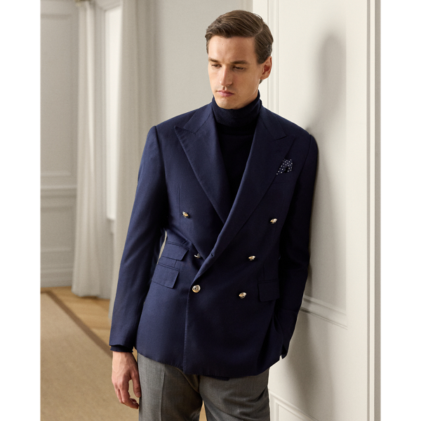 Royal Navy Kent Handmade Cashmere Jacket Purple Label 1