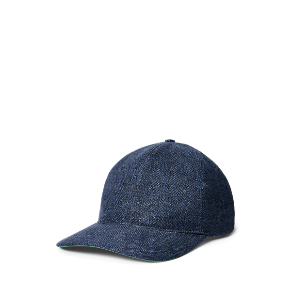 Linen-Blend Herringbone Ball Cap for Men | Ralph Lauren® NL
