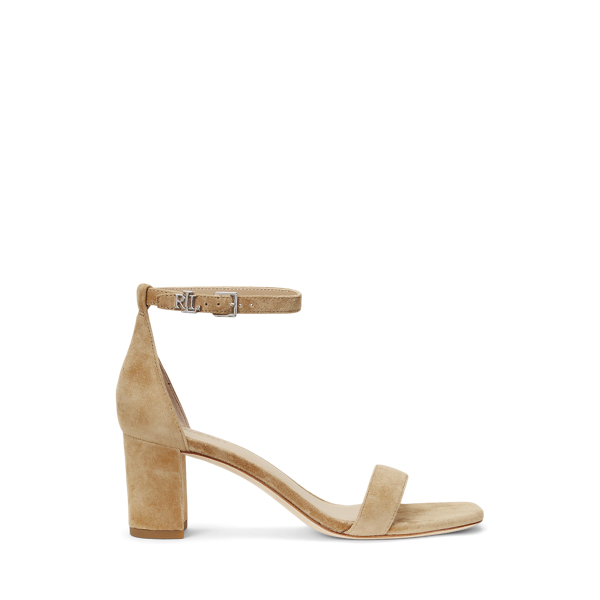 Logan suède sandaal voor dames | Ralph Lauren® BE